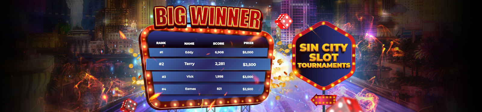Play and Win in EddyVegas’ Weekly Casino Tournaments!